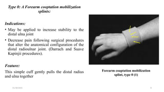 Forearm based and hand-finger-thumb orthosis | PPTX