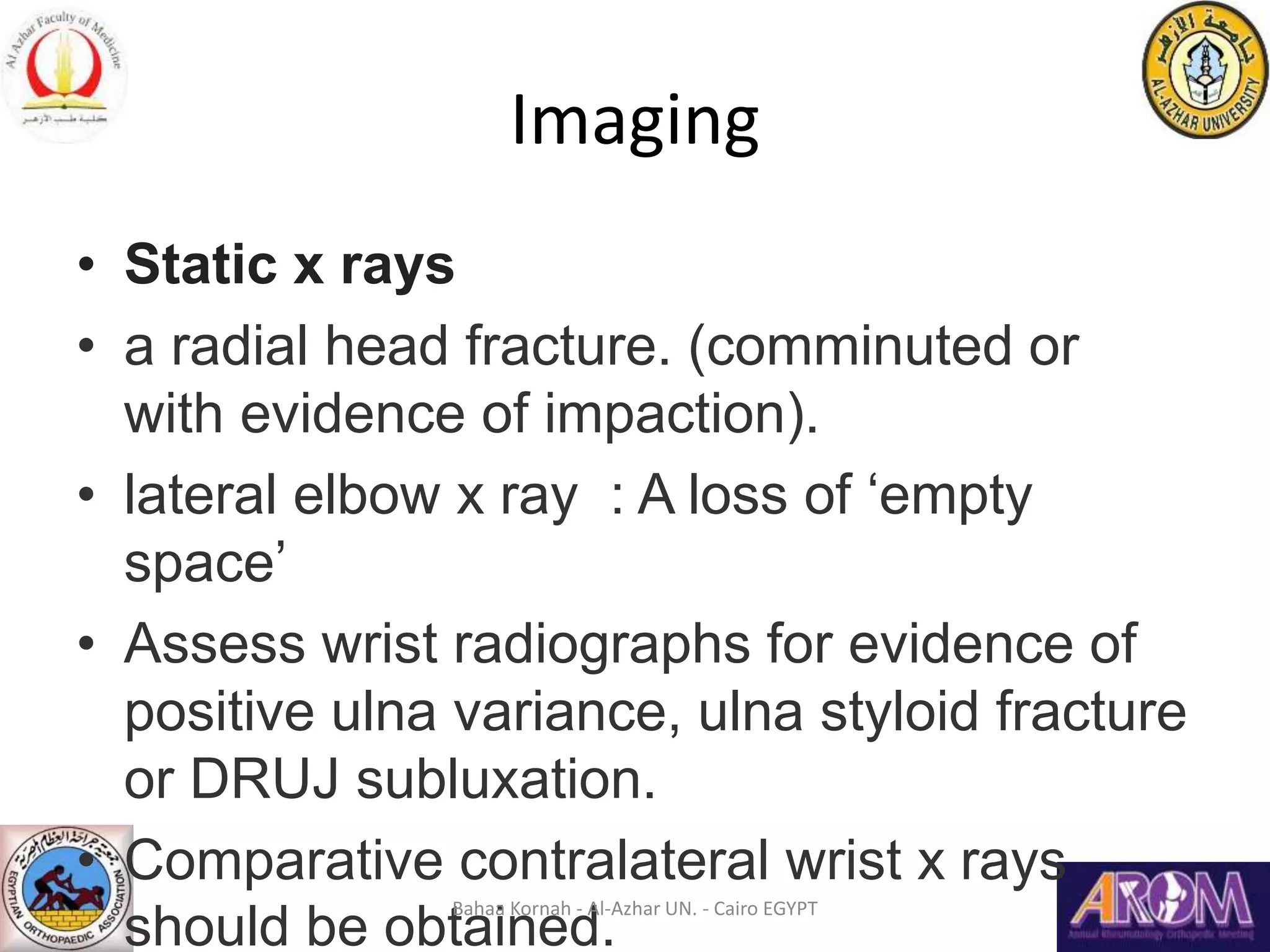 Forearm instability | PPT