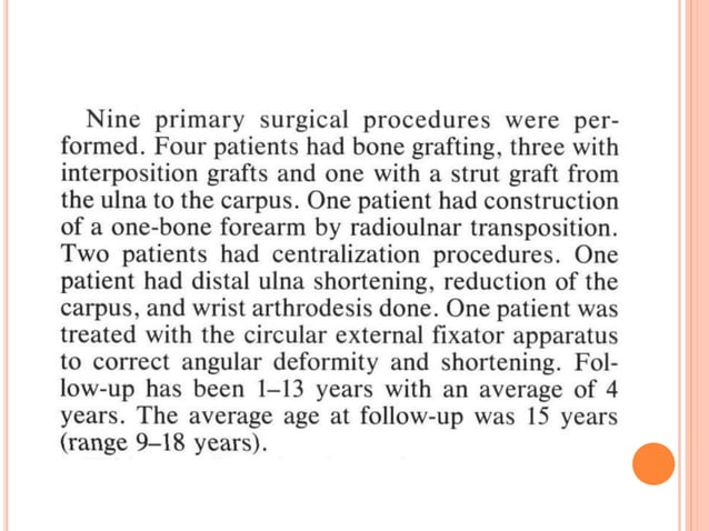 Forearm reconstruction | PPT