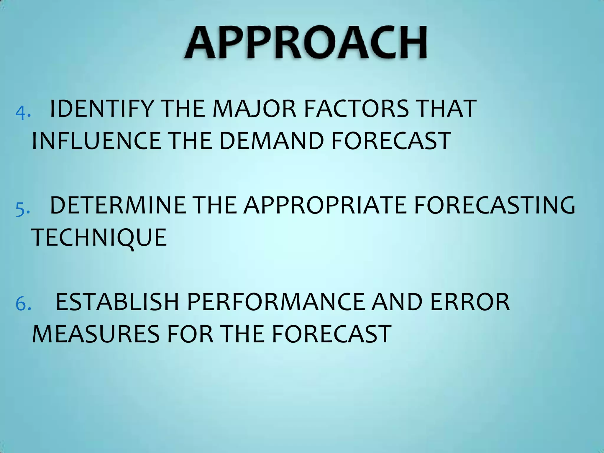 Forecasting in Supply Chain | PPTX