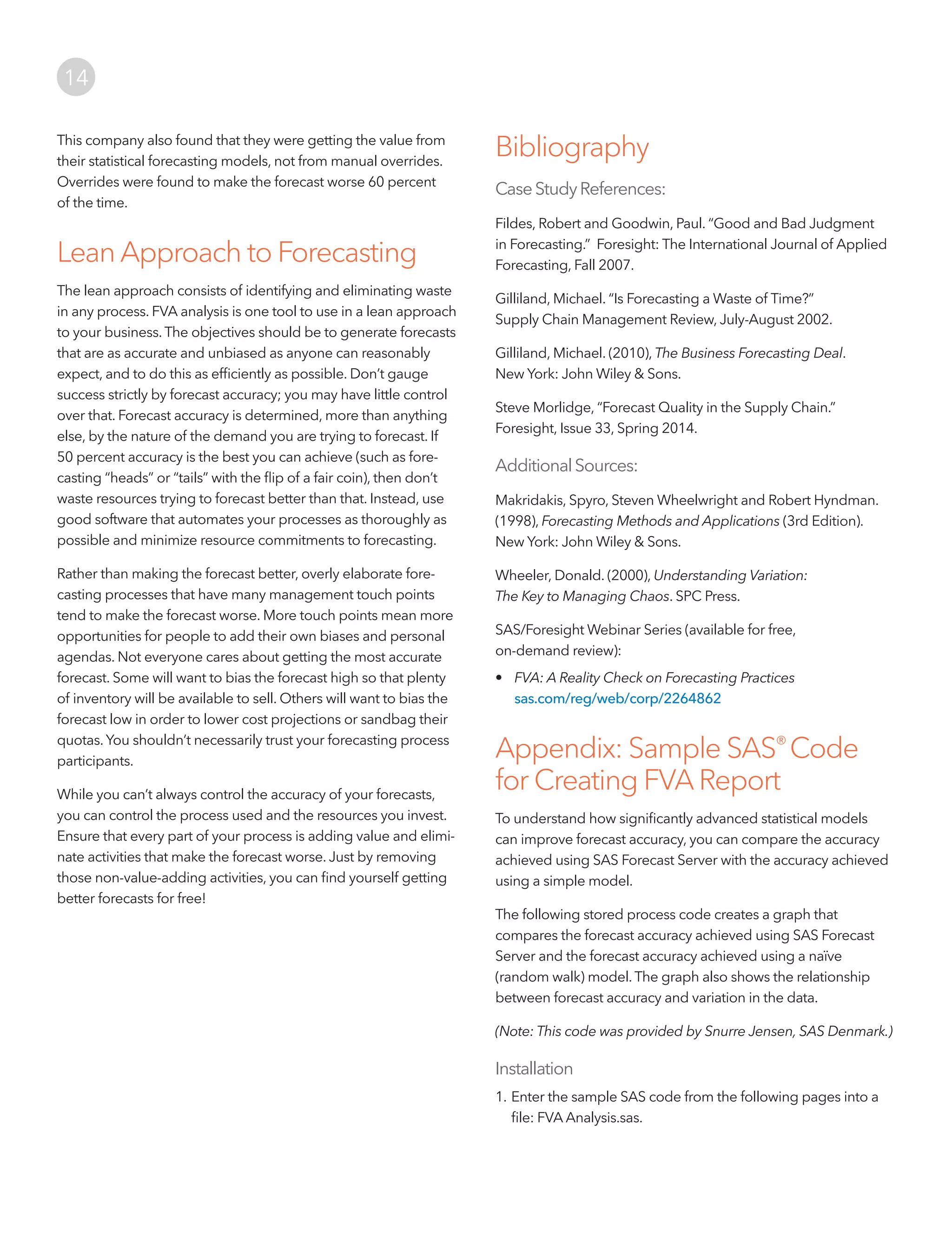 Forecast value-added-analysis-106186 | PDF
