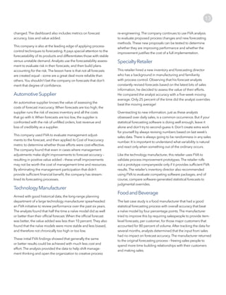 Forecast value-added-analysis-106186 | PDF