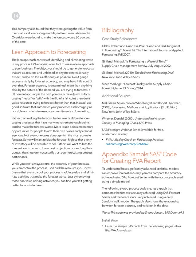 Forecast value-added-analysis-106186 | PDF