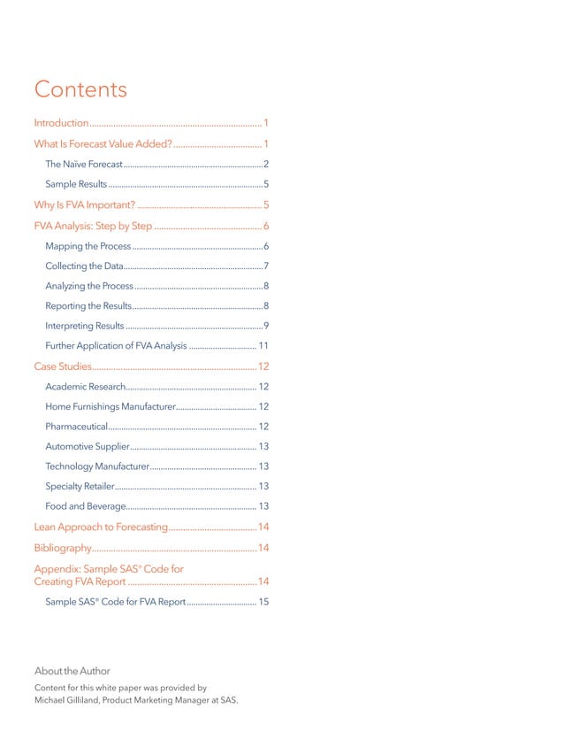 Forecast value-added-analysis-106186 | PDF