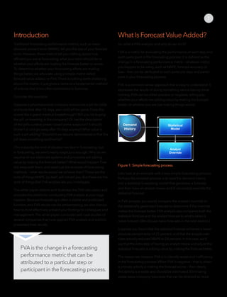 Forecast value-added-analysis-106186 | PDF