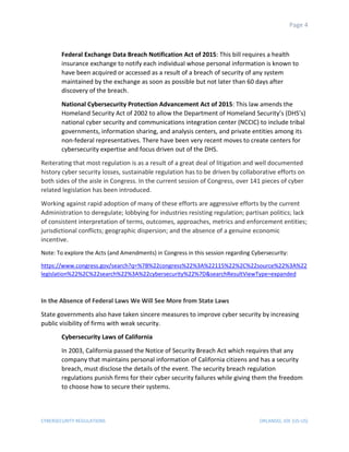 Forecast cybersecurity regulation v3 | PDF