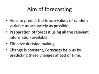 Forecasting | PDF