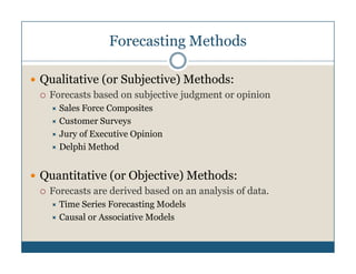 Forecasting | PDF