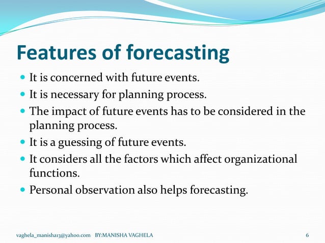 Forecasting | PPSX