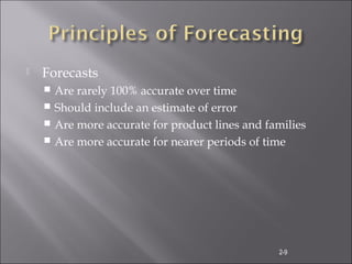 Forecasting | PPT | Business | Business and Finance