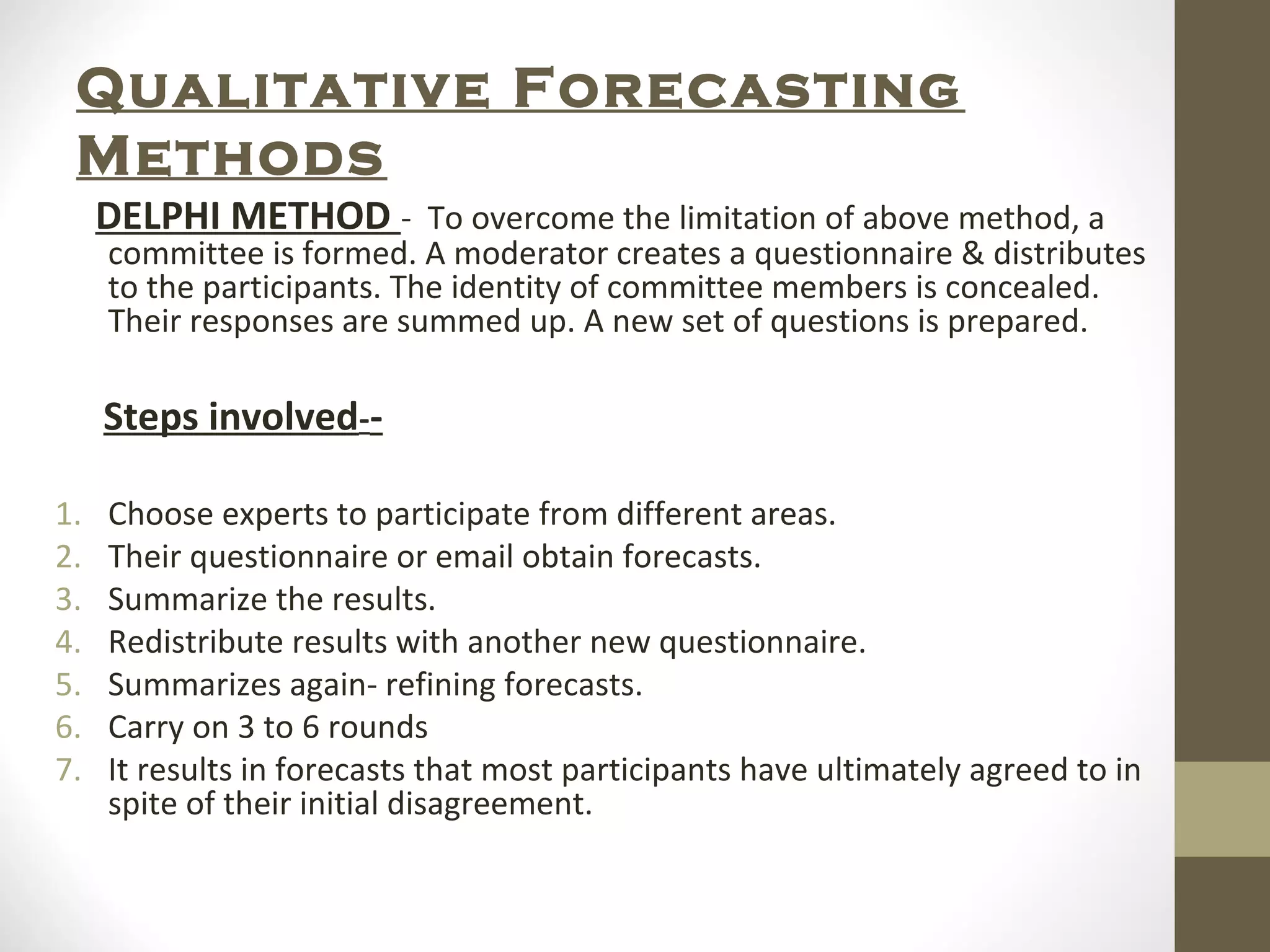 Forecasting | PPT
