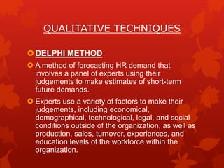 tools for Forecasting demand and supply | PPTX