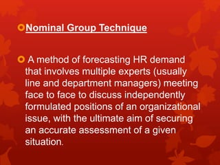 tools for Forecasting demand and supply | PPTX