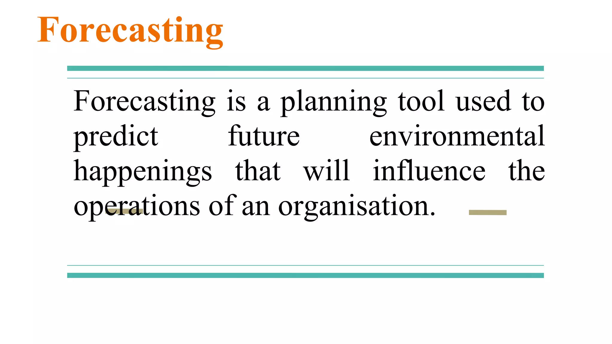 Forecasting | PPT