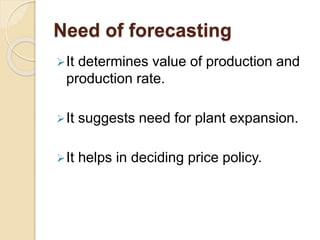 Forecasting techniques | PPT