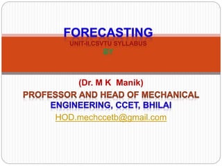 Forecasting | PPTX