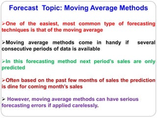 Forecasting | PPTX
