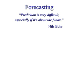 Forecasting- demand and its importance and scope | PPT