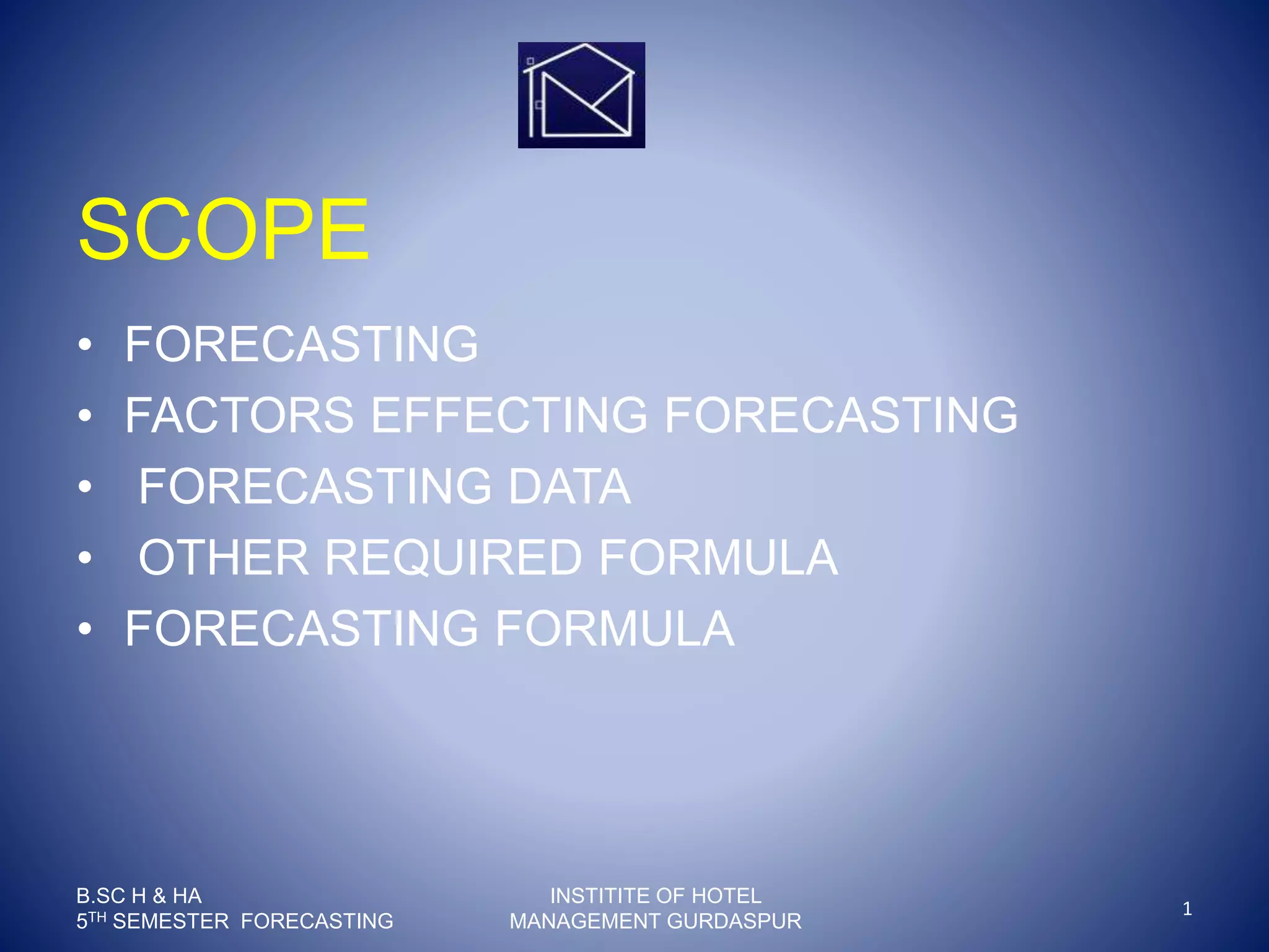 Forecasting | PPT