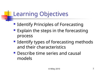 Forecasting FOR UGSEM Managerial Economics.ppt