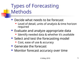 Forecasting FOR UGSEM Managerial Economics.ppt