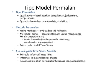 forecasting manajemen operasional ...ppt
