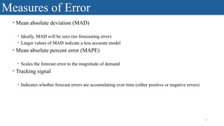 Forecasting for manufacturing & industry | PPTX