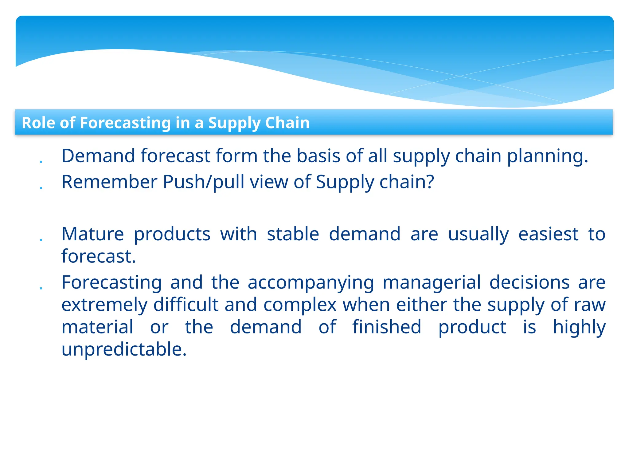Demand Forecasting in supply chain management | PPT