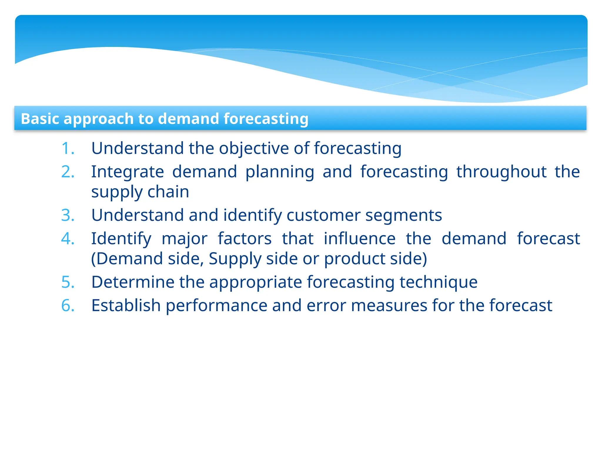 Demand Forecasting in supply chain management | PPTX
