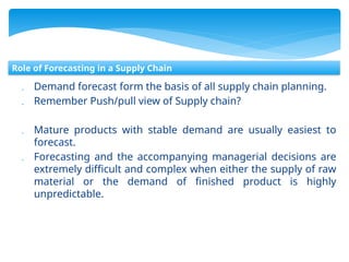 Demand Forecasting in supply chain management | PPT