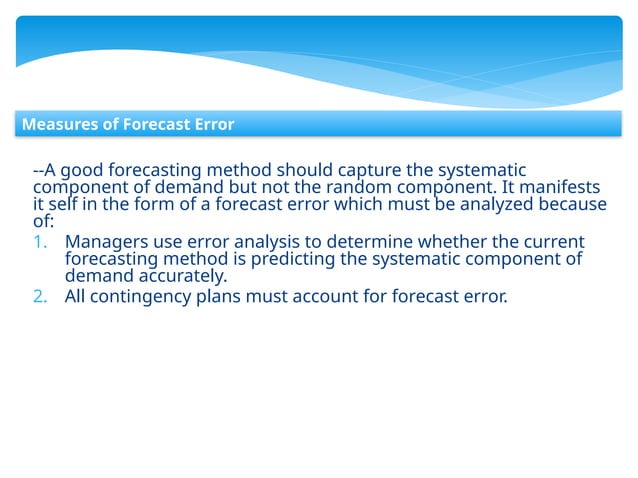 Demand Forecasting in supply chain management | PPT