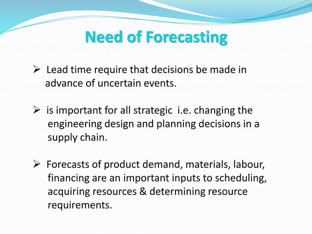 Forecasting :- Introduction & its Applications | PPTX