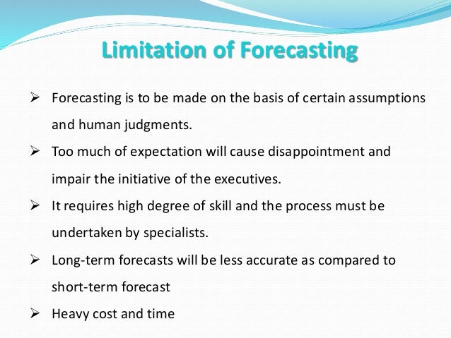 Forecasting :- Introduction & its Applications