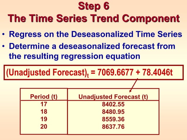 Forecasting-Seasonal Models.ppt | Business Accounting & Finance | Business