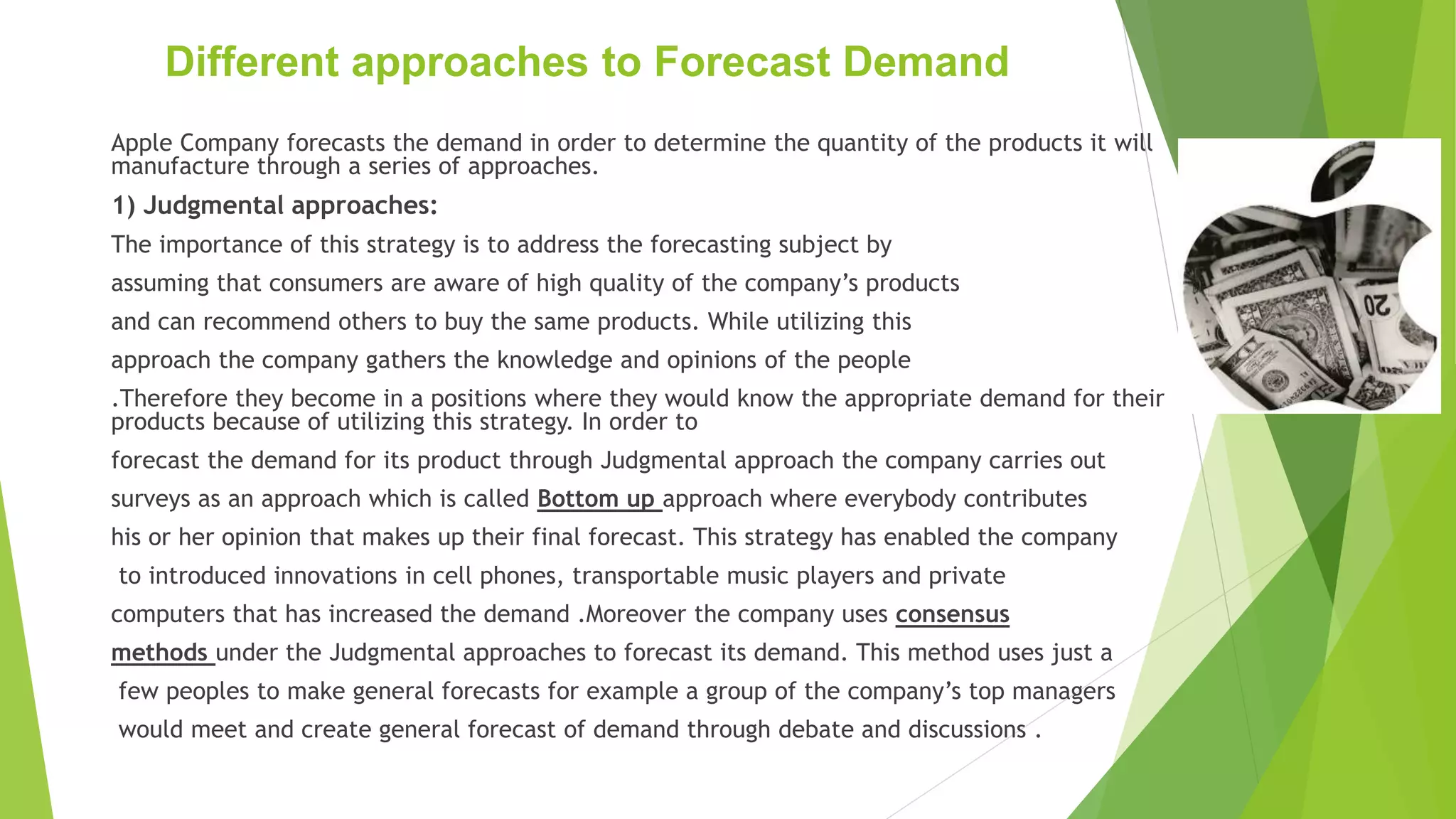 Forecasting strategies-of-apple-company-power | PPTX