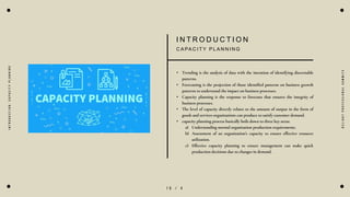Forecasting and capacity planning | PPTX