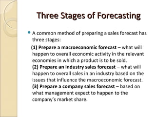 Forecasting and demand measurement | PPT