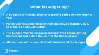Forecasting, Budgeting & Setting the Precept for Local Councils | PDF