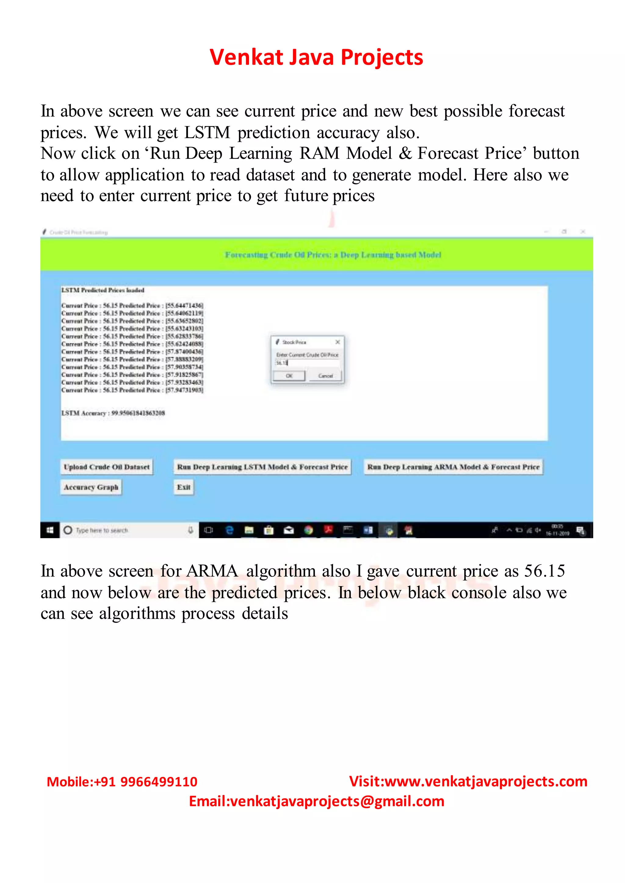 Forecasting Crude Oil Prices A Deep Learning Based Model Docx