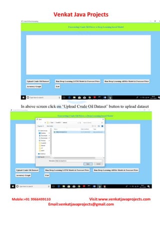 Forecasting crude oil prices a deep learning based model | DOCX