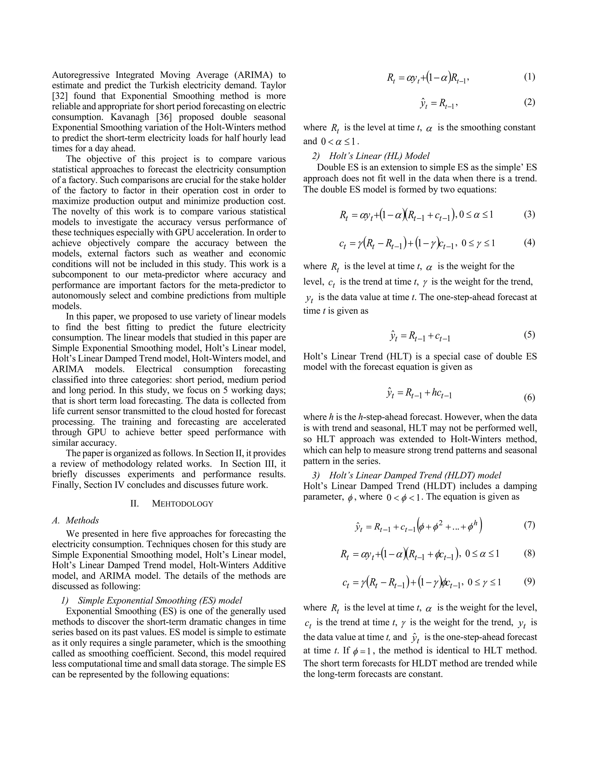 Forecasting Electricity Usage In Industrial Applications With Gpu Acceleration Through Rapids Ai