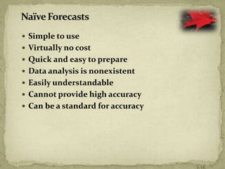Forecasting lecture MBA AAST OPERATION M | PPTX | Business and Finance