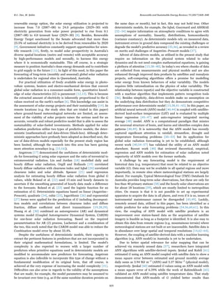 Forecasting long term global solar radiation with an ann algorithm | PDF