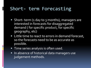 Forecasting methods by Neeraj Bhandari ( Surkhet.Nepal ) | PPTX