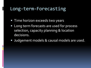 Forecasting methods by Neeraj Bhandari ( Surkhet.Nepal ) | PPTX