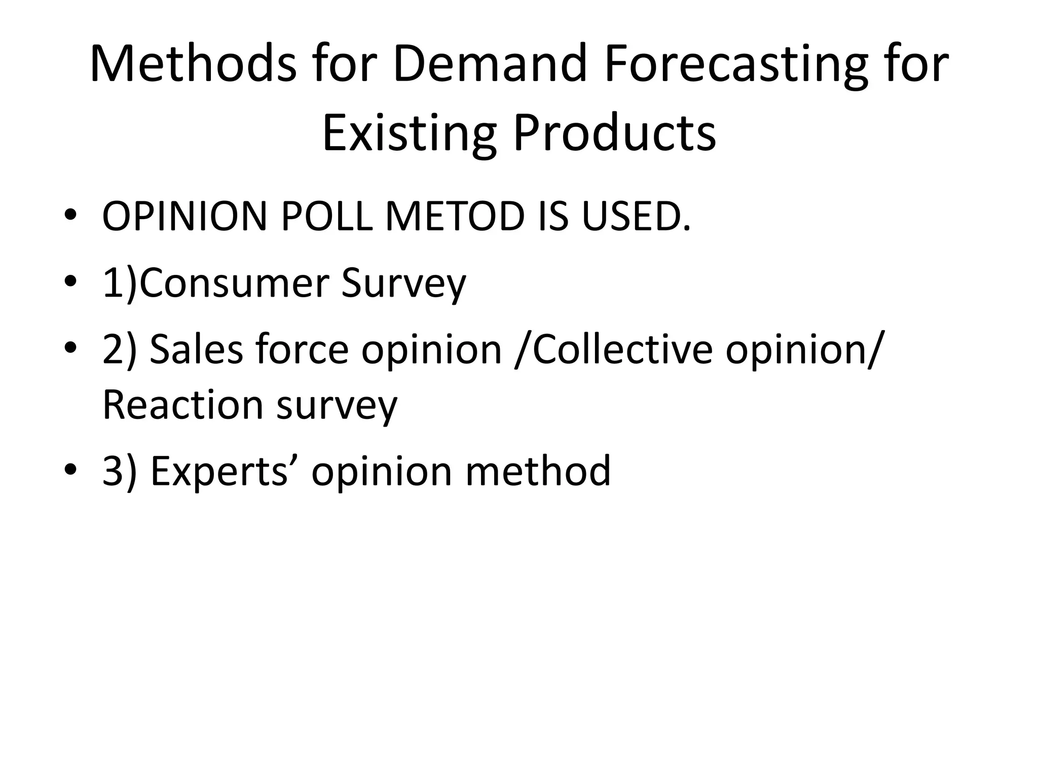 Forecasting Methods Pptx
