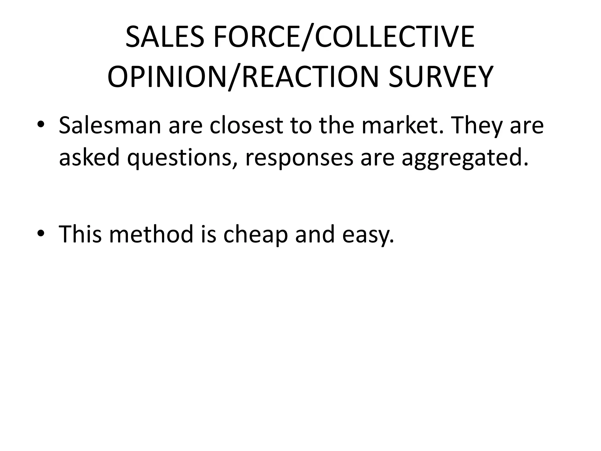 Forecasting Methods Pptx