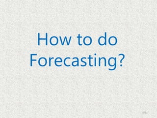 Forecasting methods | PPT