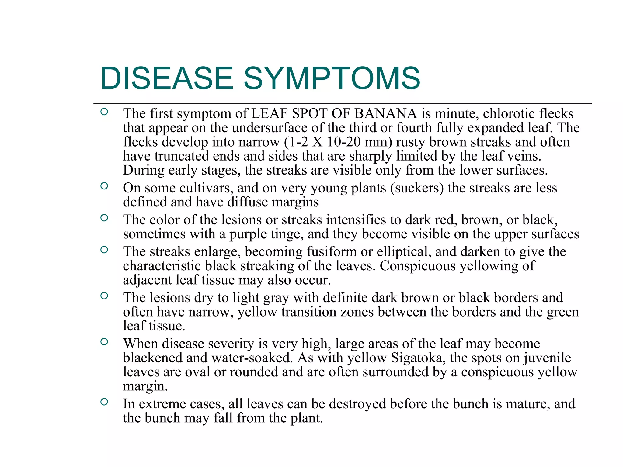 Forecasting Model for leaf Spot of Banana by Md. Kamaruzzaman | PPT ...