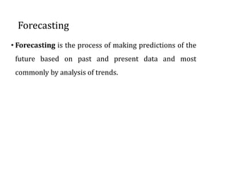 Forecasting models | PPTX